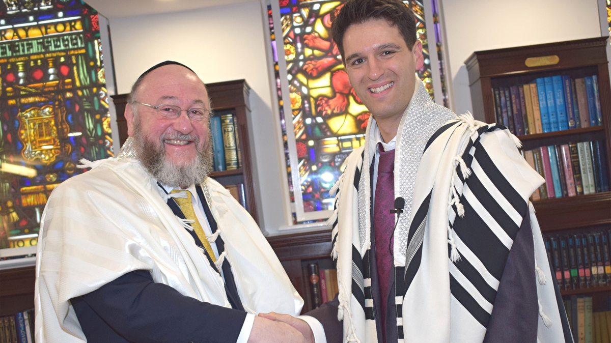 Chazan Alby Chait is inducted as minister of United Hebrew Congregation ...