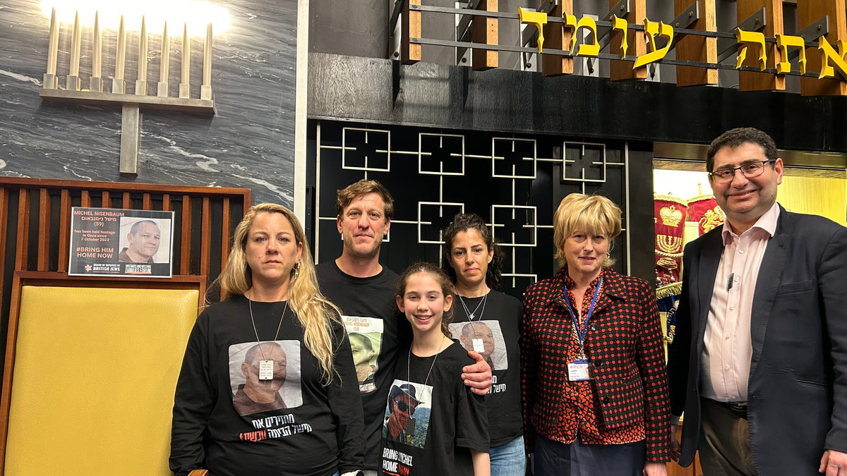 Hostage family visit the community who have been praying for their ...