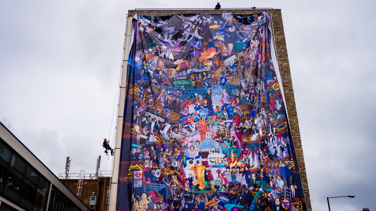 Huge mural of London Jewish life unveiled at JW3 - The Jewish Chronicle ...
