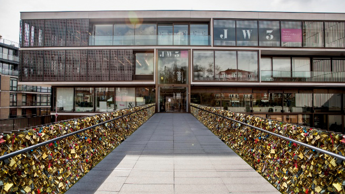 JW3 creates a lovelock bridge for the hostages - The Jewish Chronicle ...