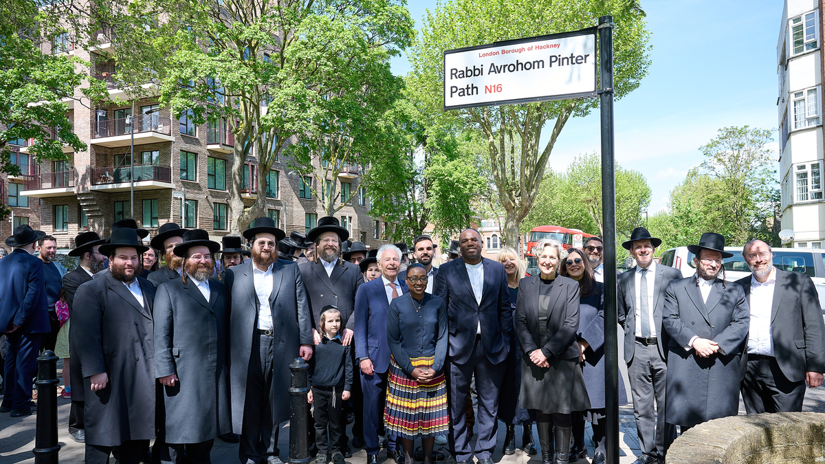 New Hackney walkway renamed in memory of Rabbi Avrohom Pinter - The ...