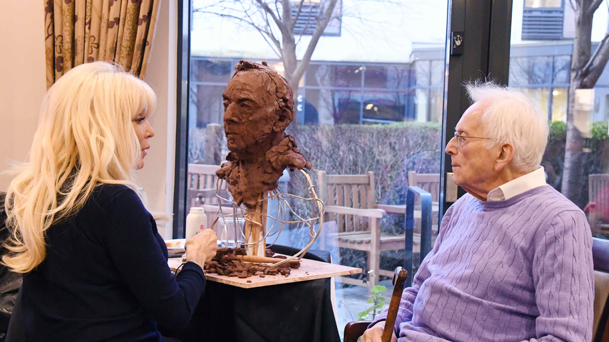 Survivor, 98, is sculpted at Jewish Care campus - The Jewish Chronicle ...