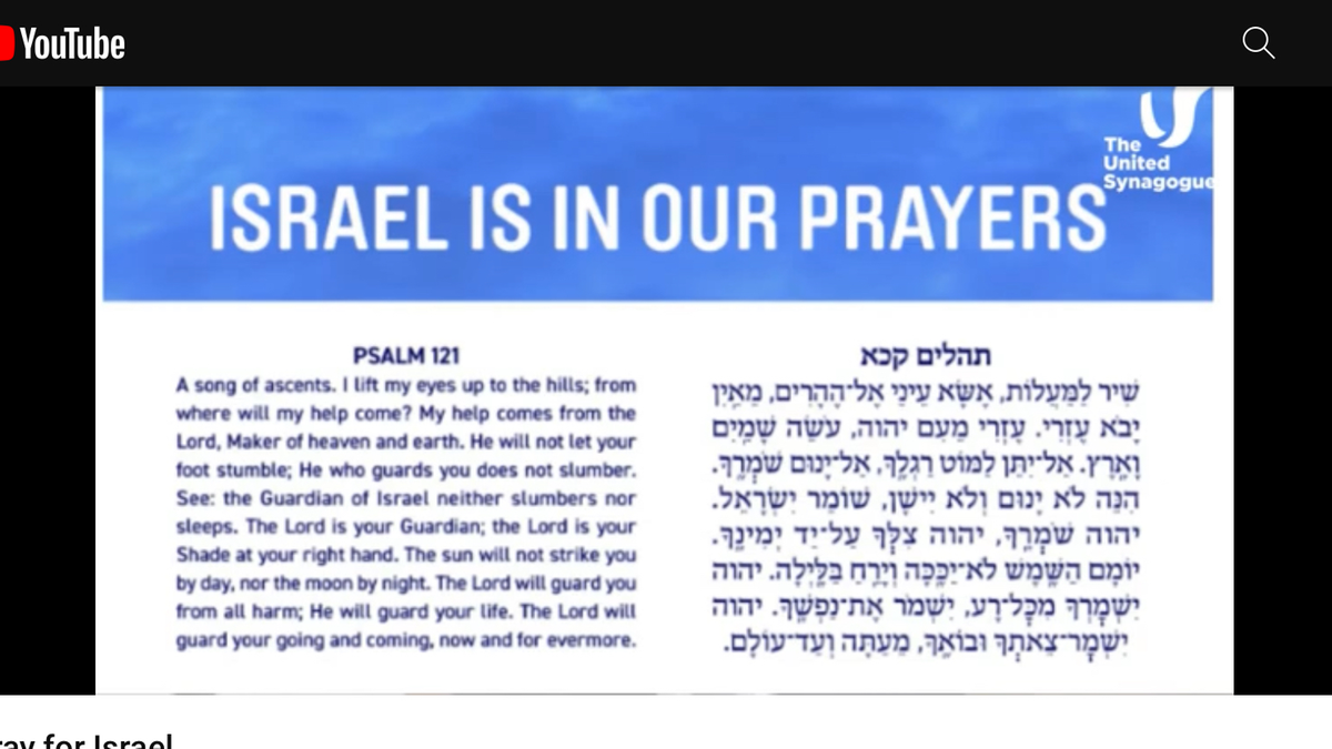 Thousands join prayers for Israel - The Jewish Chronicle - The Jewish ...