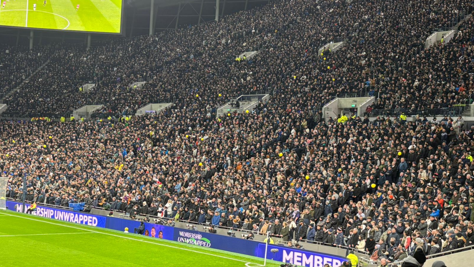 Tottenham fans release balloons to demand release for Emily Damari and ...