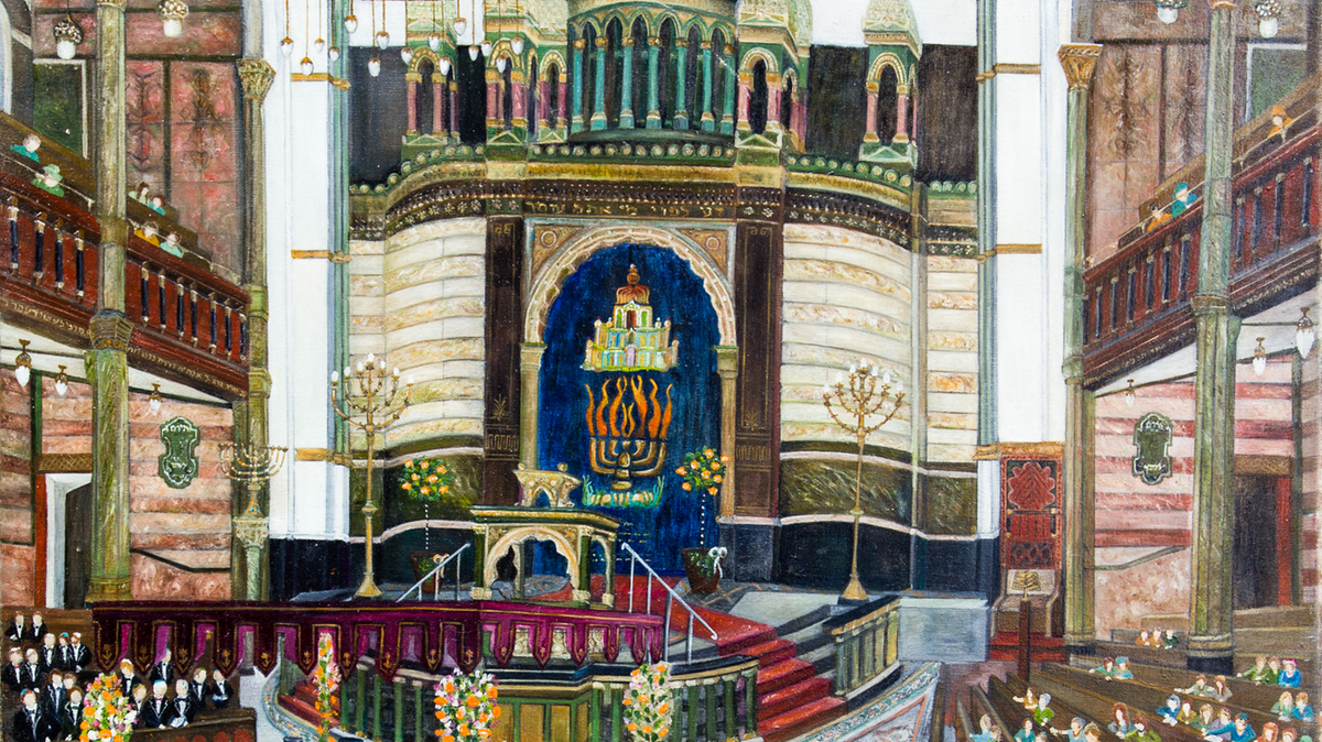 The artist celebrating British Jews and our sacred places - The Jewish ...