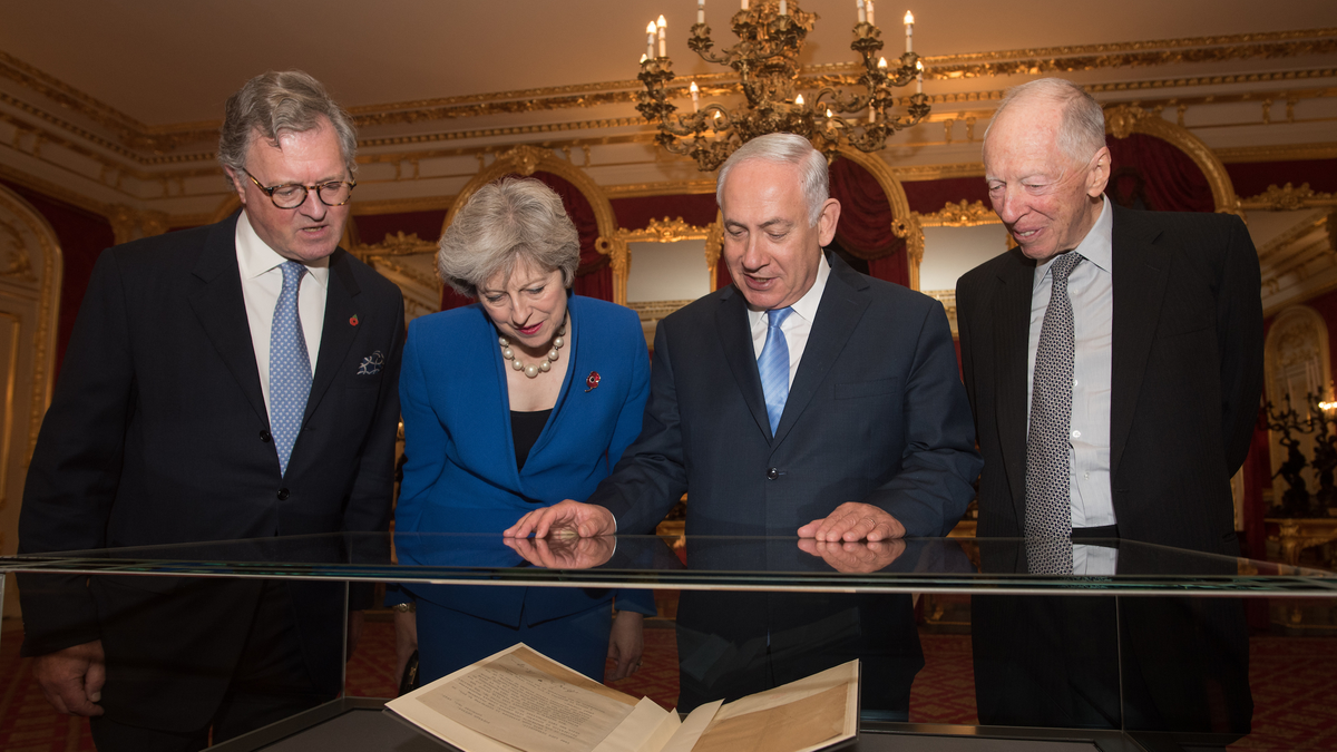 ‘Balfour Declaration puts Britain on the right side of history’ says ...