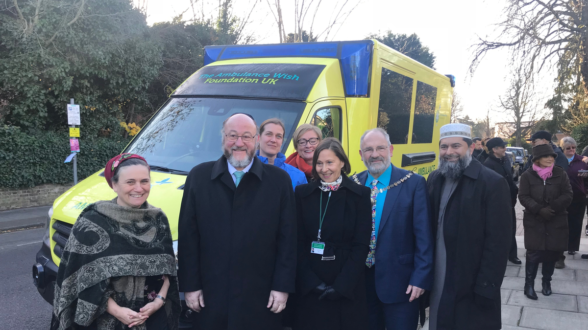 A Wish comes true as special ambulance takes the road - The Jewish ...