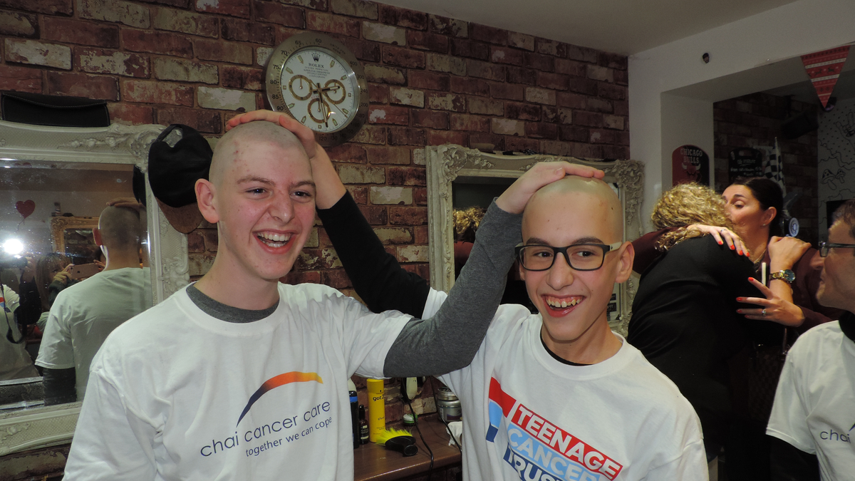 Pupils make a bald show of support for best friend with cancer - The ...
