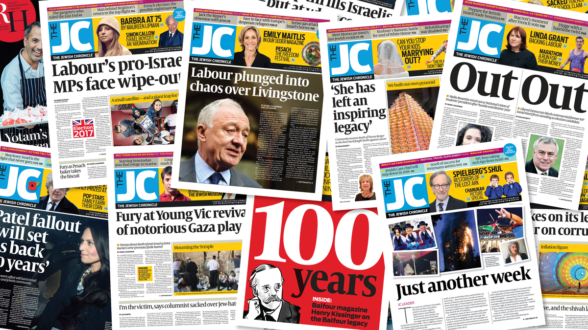 The ten biggest Jewish Chronicle stories of 2017 - The Jewish Chronicle ...