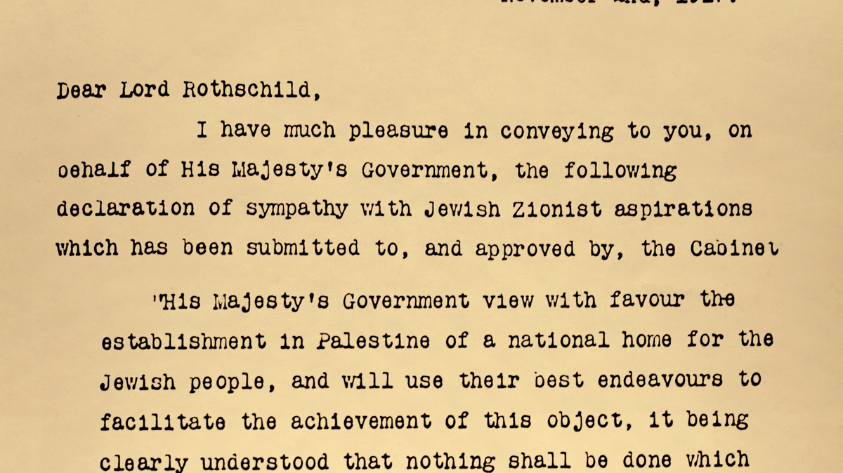 What lay behind a national home for Jews? - The Jewish Chronicle - The ...