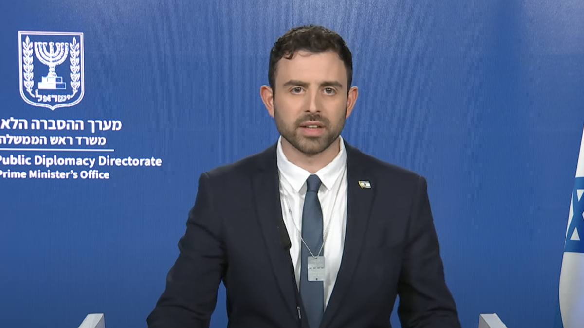 Eylon Levy reportedly suspended from spokesman role after UK complaints ...