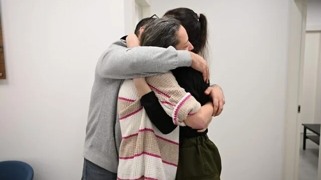 First photos show tears and hugs as hostages are reunited with their ...