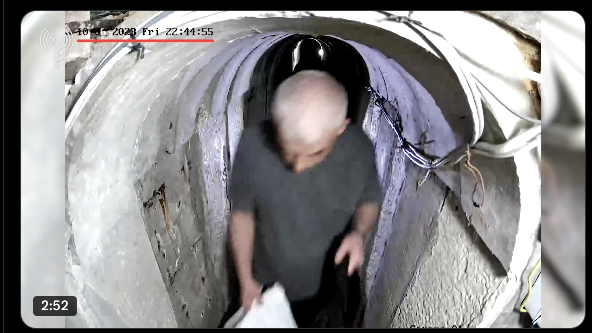 Israel releases video of Sinwar in Gaza tunnel on eve of October 7 ...