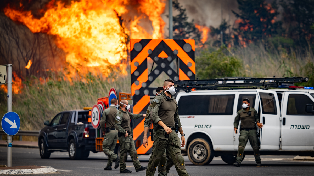 Israeli wildfires: Three arrested as blazes ruins Israeli independence ...