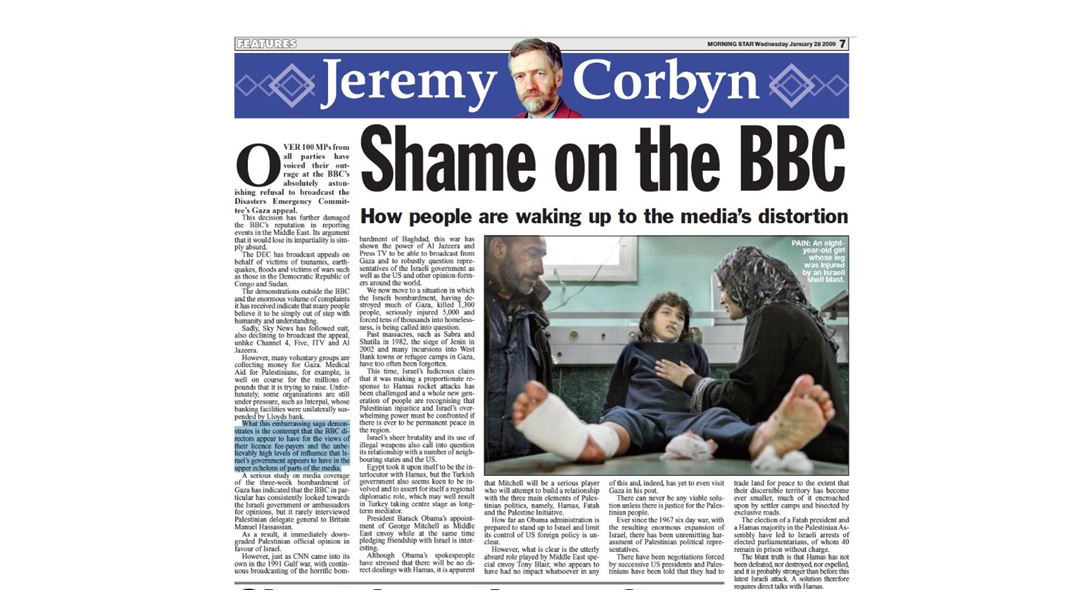 Jeremy Corbyn wrote of Israel’s 'control of US foreign policy' and its ...