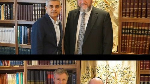 London mayor candidates meet Chief Rabbi Ephraim Mirvis - The Jewish ...