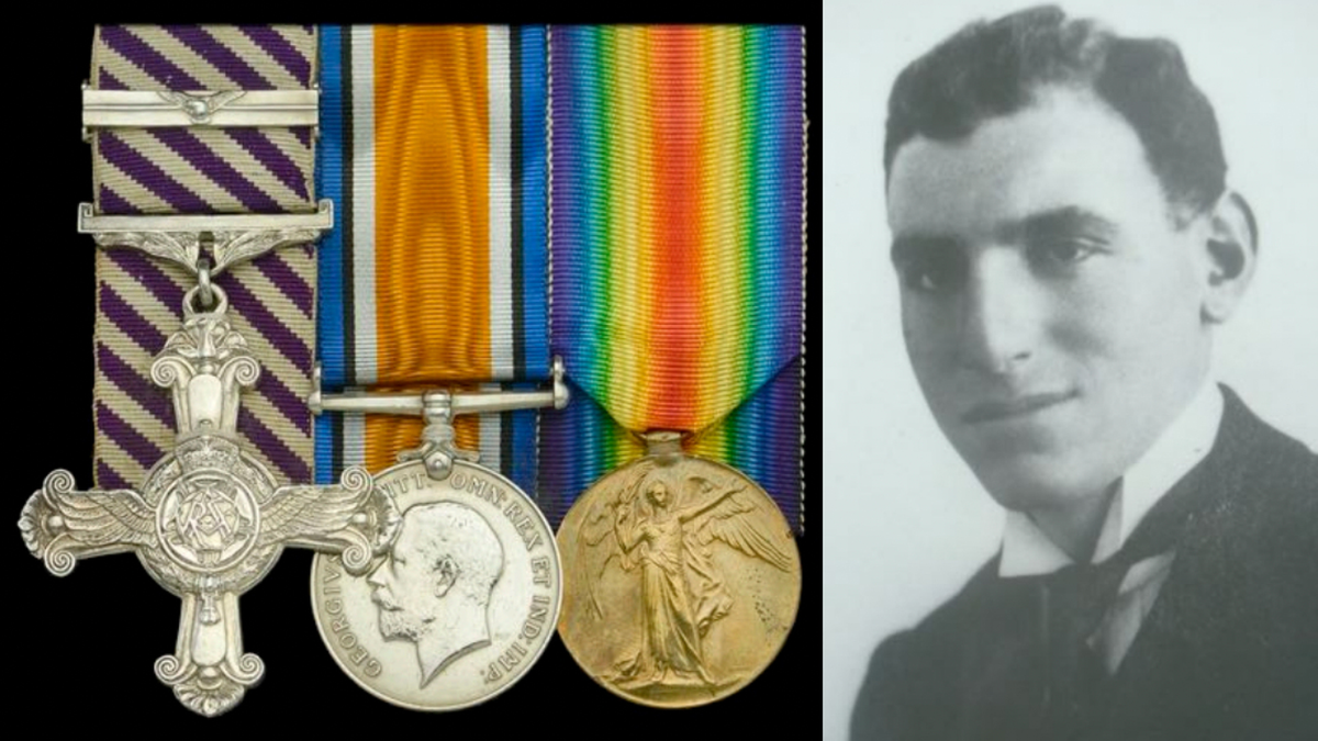 Medals awarded to First World War Jewish flying icon to go under hammer ...