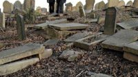 Police investigate 'sickening' attack on Jewish cemetery in Manchester ...