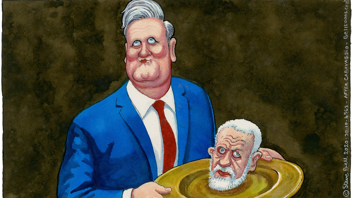 Steve Bell cartoon of Starmer and Corbyn draws claims of ‘antisemitism ...