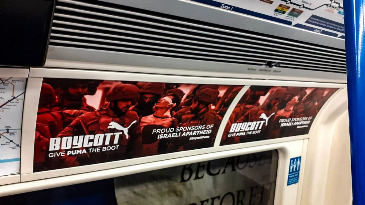 TfL to 'immediately' remove anti-Israel BDS fake advertisements posted ...