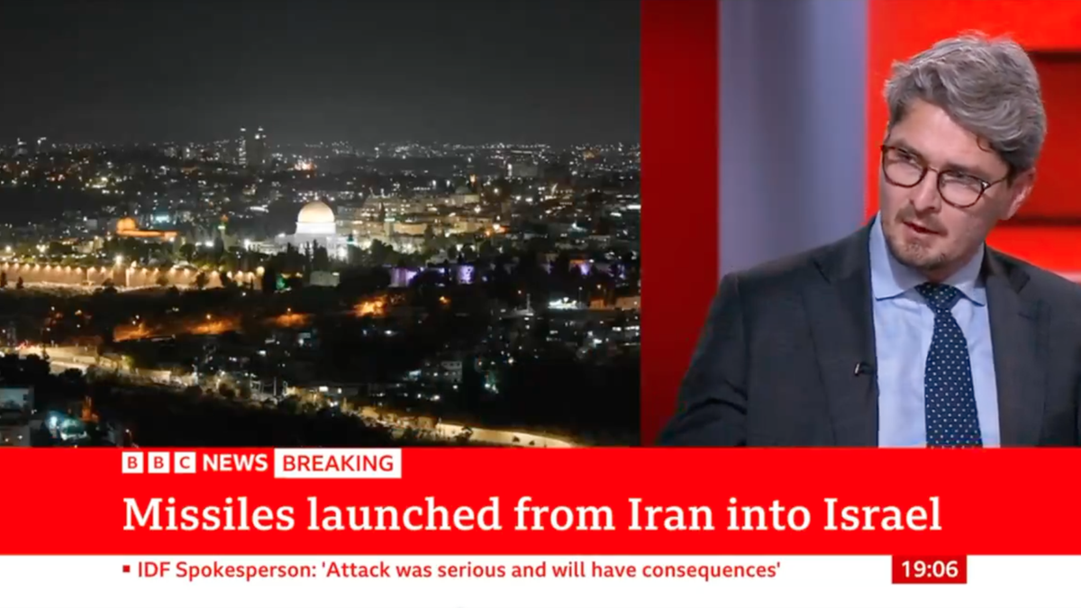 Academic suggested on BBC that Israel has been the aggressor – just as ...