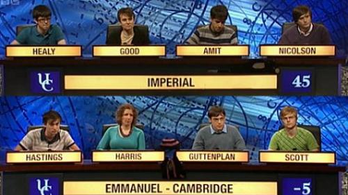 University Challenge: Guttenplan vs Amit - The Jewish Chronicle - The ...