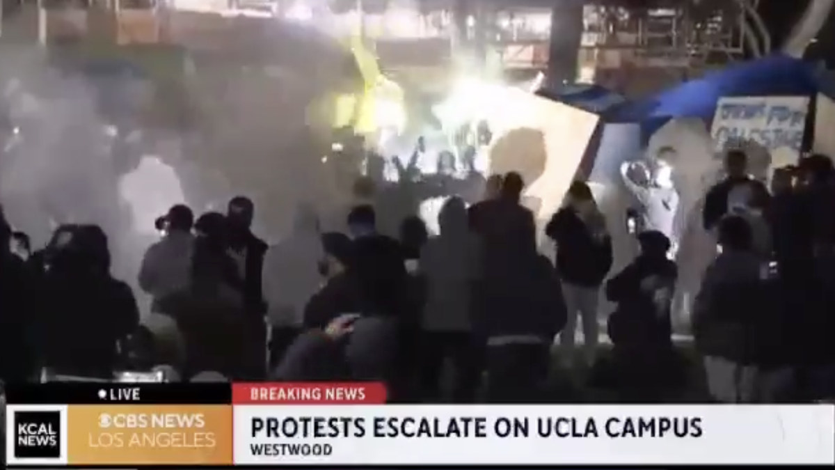 Police start to arrest protesters on UCLA campus as chaos continues ...