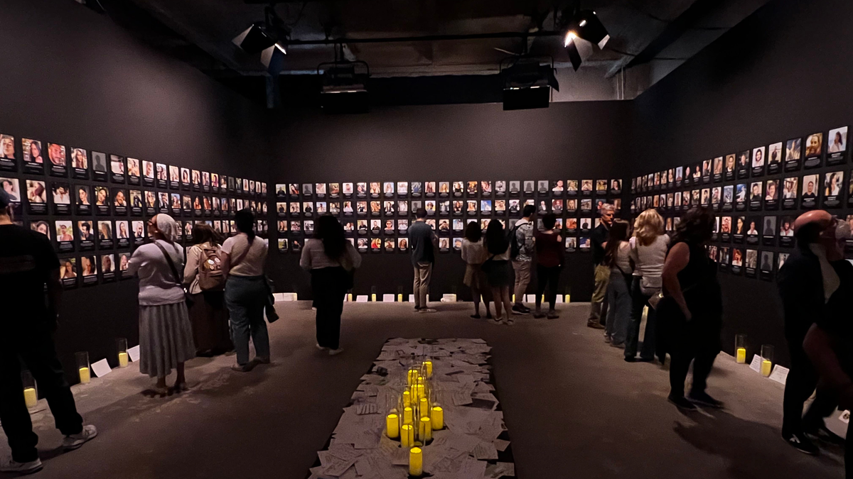 Museumgoers break down at NYC October 7 exhibition - The Jewish ...