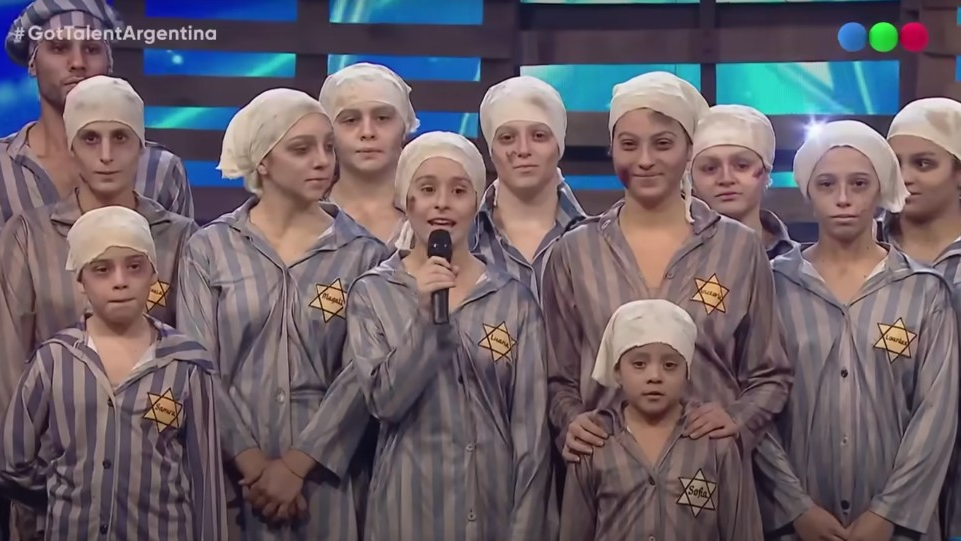Argentinian dance group perform bizarre Holocaust routine on talent ...