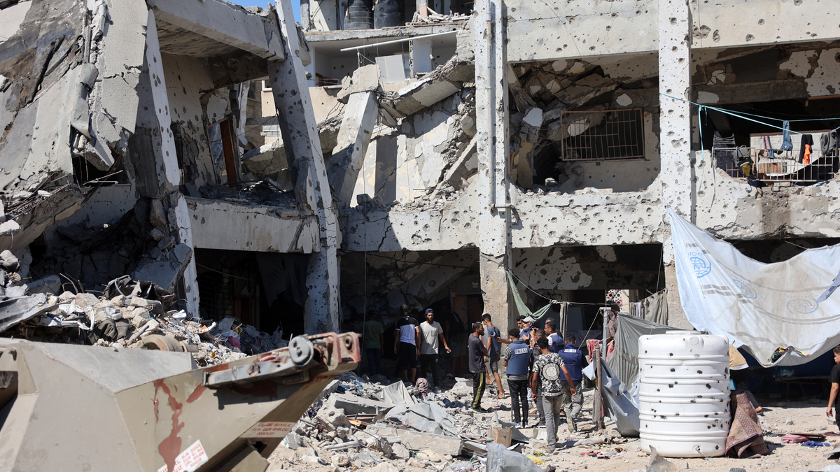 Israel’s ‘precision strike’ on Hamas command centre in Gaza school ...