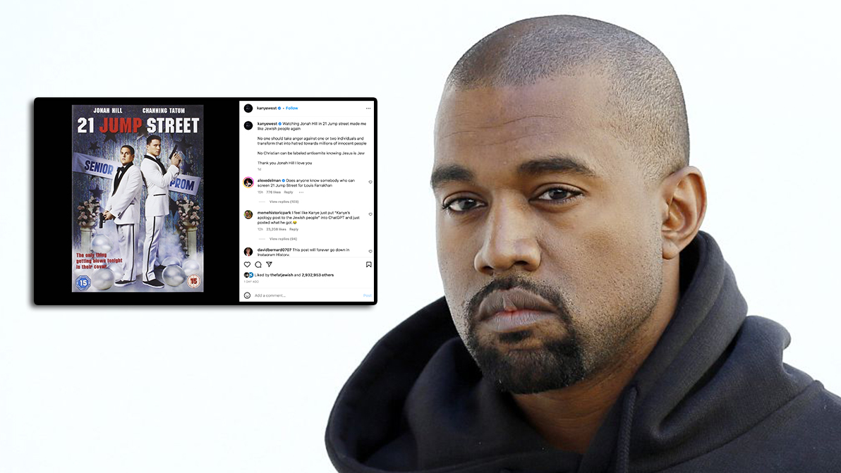 Kanye West antisemitism: Rapper says 21 Jump Street changed his view on ...