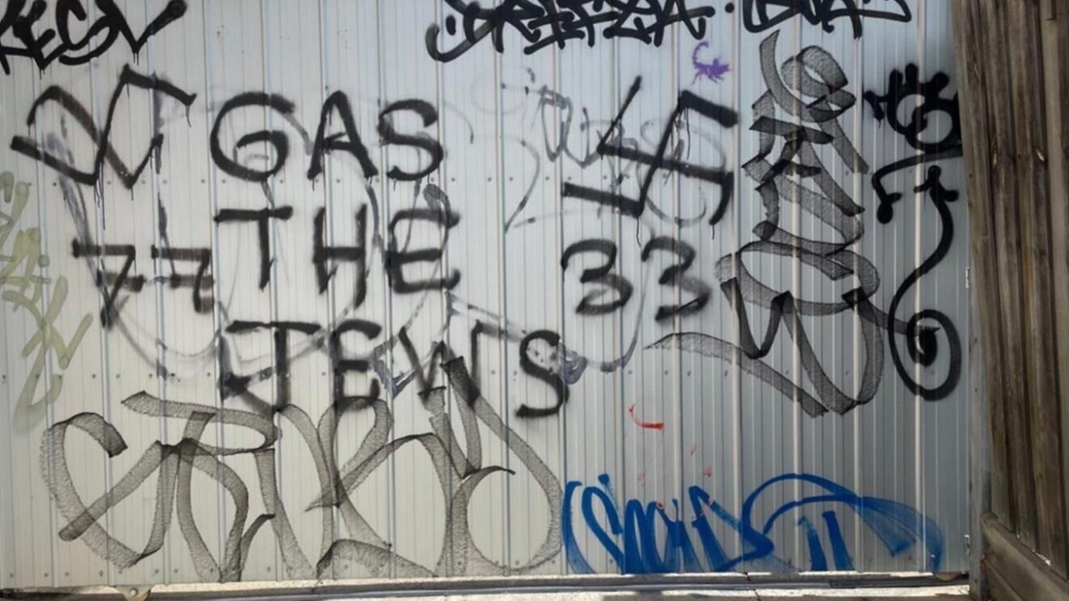 Nazi graffiti sprayed on shop founded by Holocaust survivors - The ...