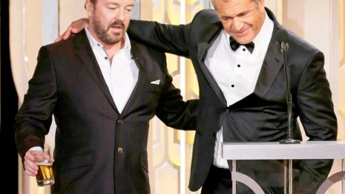 Ricky Gervais rips into Mel Gibson on stage at Golden Globes - The ...