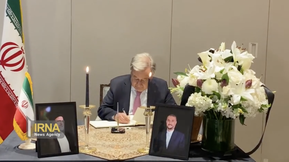 UN Secretary General writes condolence letter for ‘butcher of Tehran ...