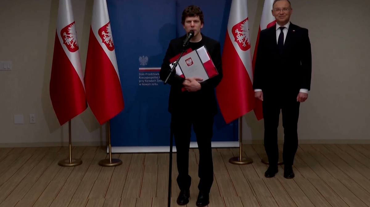 US actor Jesse Eisenberg granted Polish citizenship after directing A ...