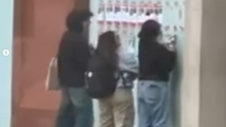 Young people filmed ripping down hostage posters on NYU campus - The ...