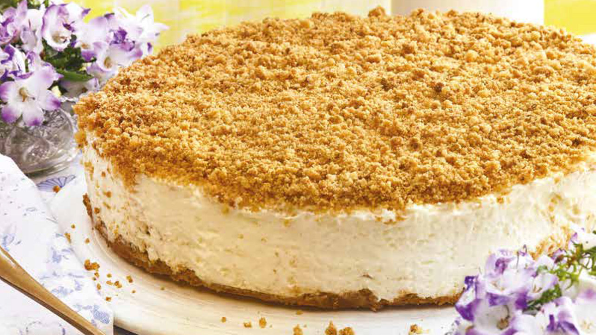 Israeli crumb cheesecake - The Jewish Chronicle - The Jewish Chronicle
