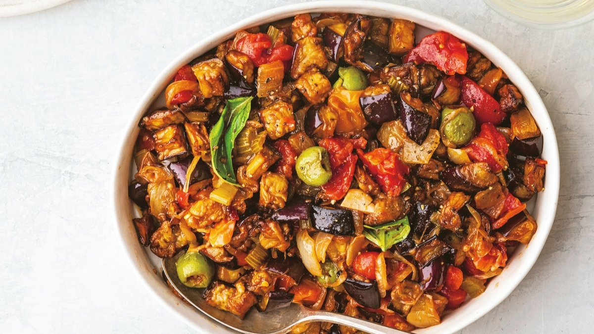 Recipe: Aubergine and olive stew (Caponata alla giudia) - The Jewish ...