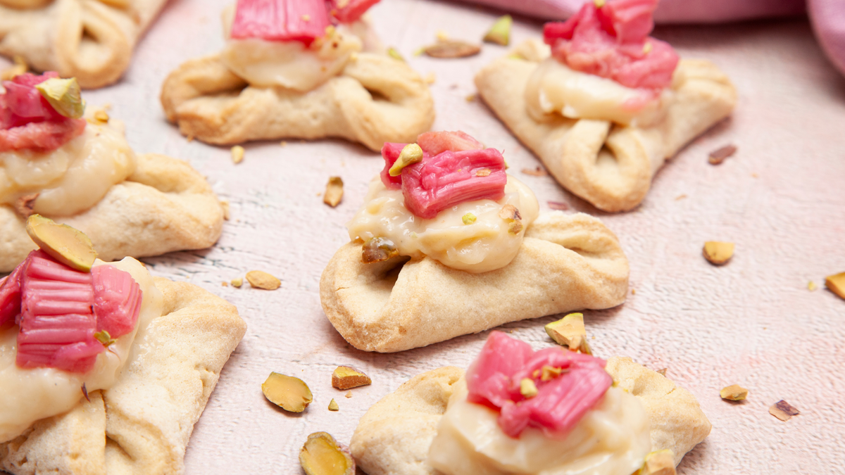 Rhubarb and rose custard hamantashen - The Jewish Chronicle - The ...