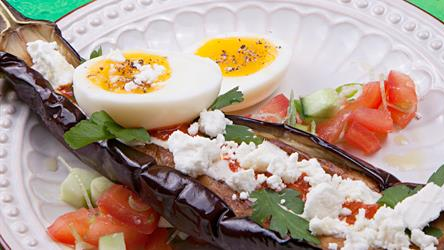 Sabiche salad with feta - The Jewish Chronicle - The Jewish Chronicle