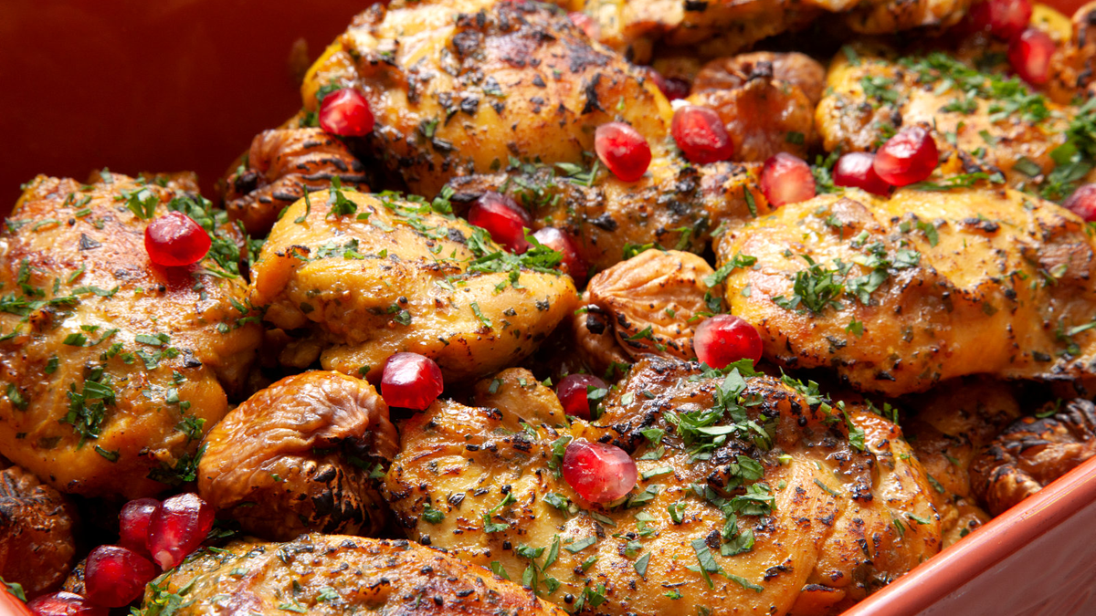 Sticky fig roasted chicken with ginger and turmeric - The Jewish ...