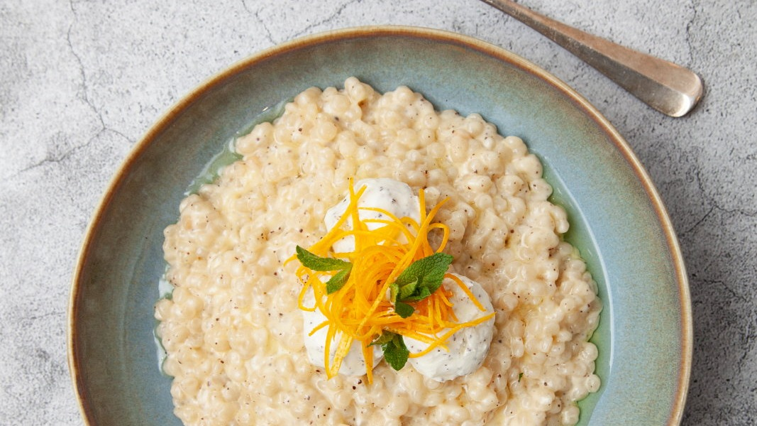 Sweet sumac ptitim pudding - The Jewish Chronicle - The Jewish Chronicle