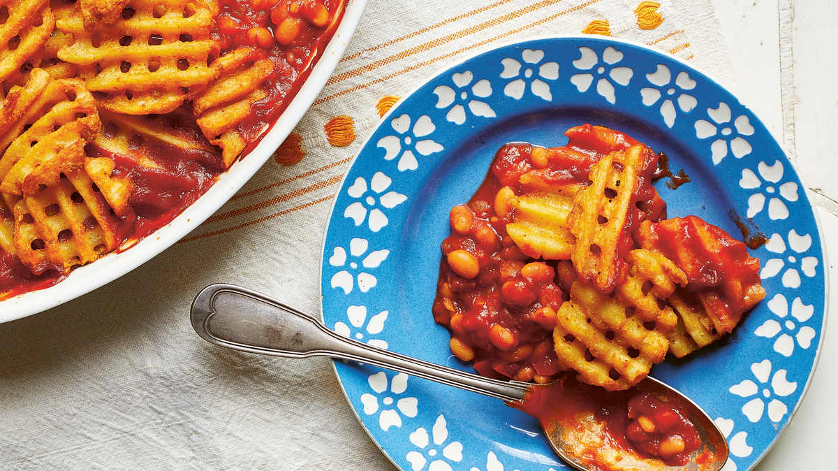 Waffle-topped baked bean pie - The Jewish Chronicle - The Jewish Chronicle
